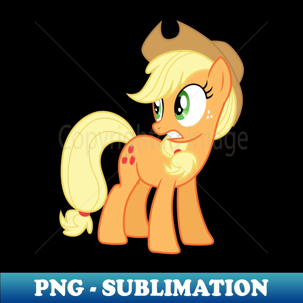 Shocked Applejack - Vintage Sublimation PNG Download | Inspire Uplift