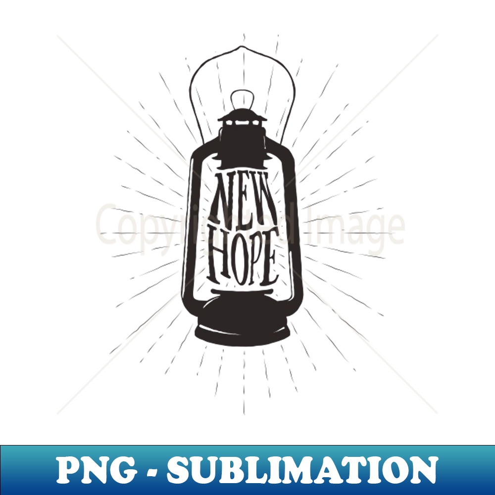 Lantern Of New Hope - Signature Sublimation PNG File | Inspire Uplift