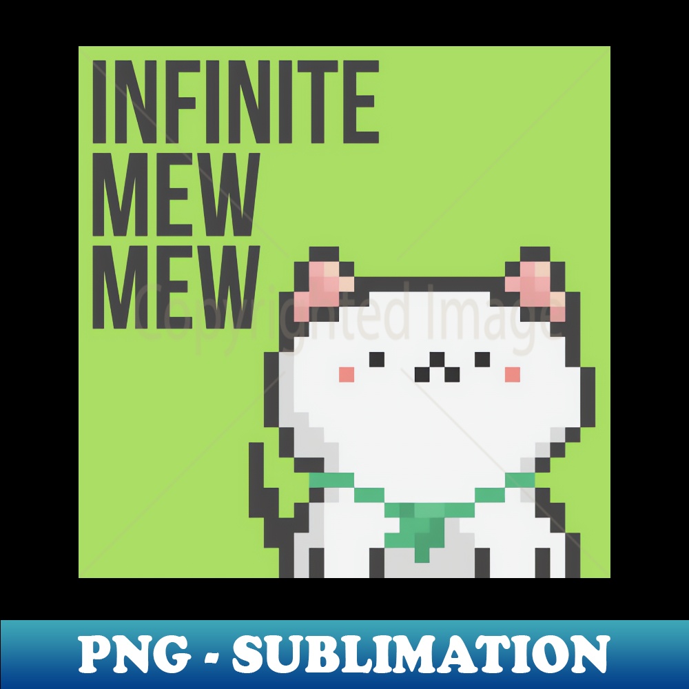 Pixel Cat - PNG Transparent Digital Download File for Sublim | Inspire ...