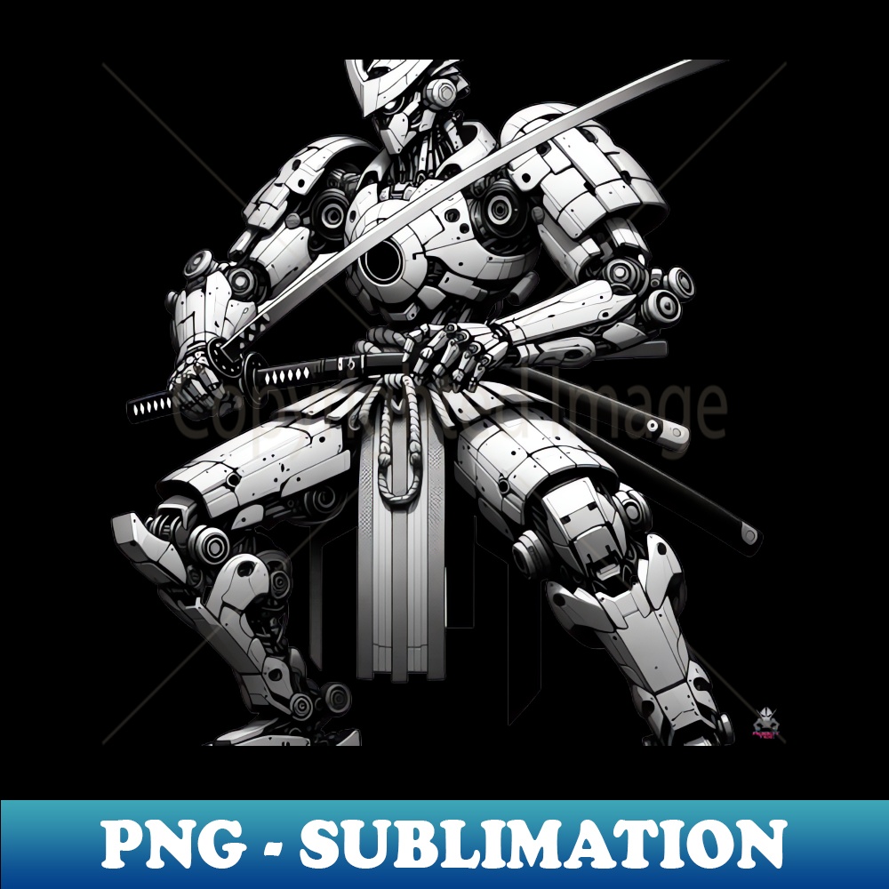 Katana Combat Cyborg - Signature Sublimation PNG File | Inspire Uplift