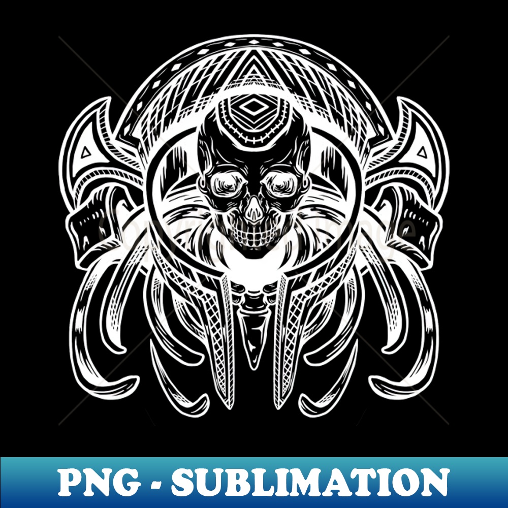 Gothic Shaman (white lines) - Instant PNG Sublimation Downlo | Inspire ...