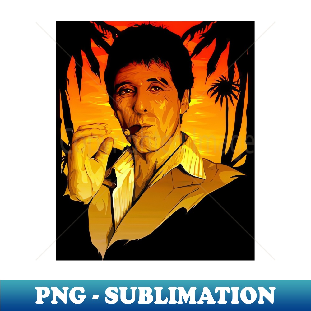 Scarface Tony Montana - PNG Sublimation Digital Download | Inspire Uplift