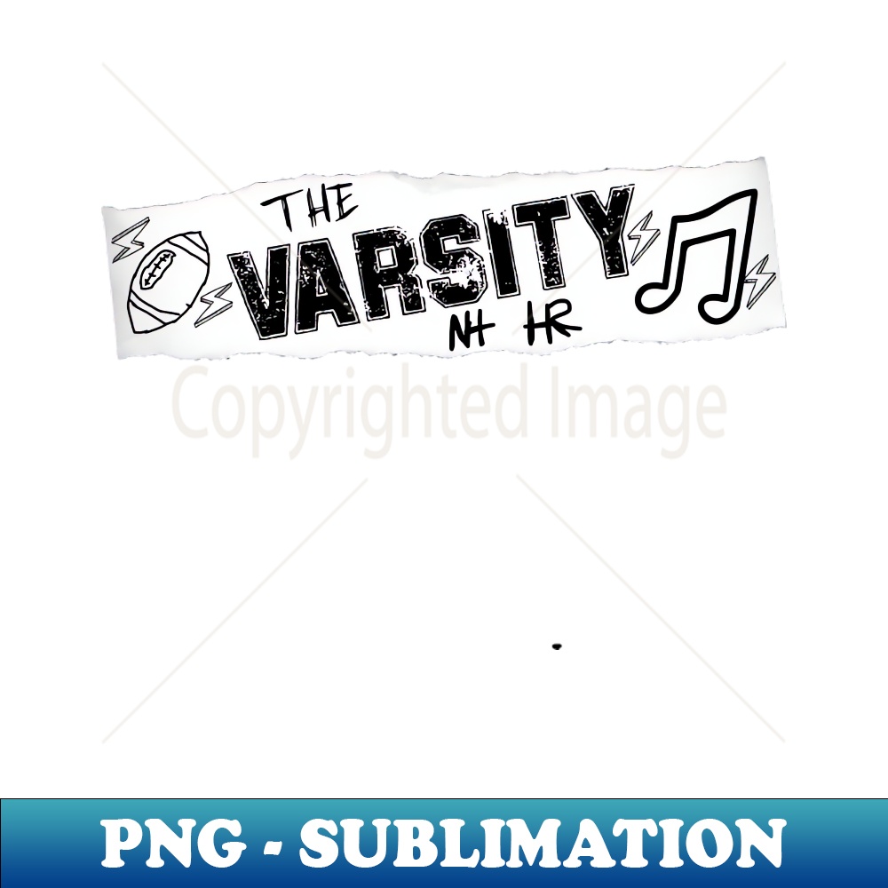 The Varsity Grunge - PNG Transparent Sublimation File | Inspire Uplift