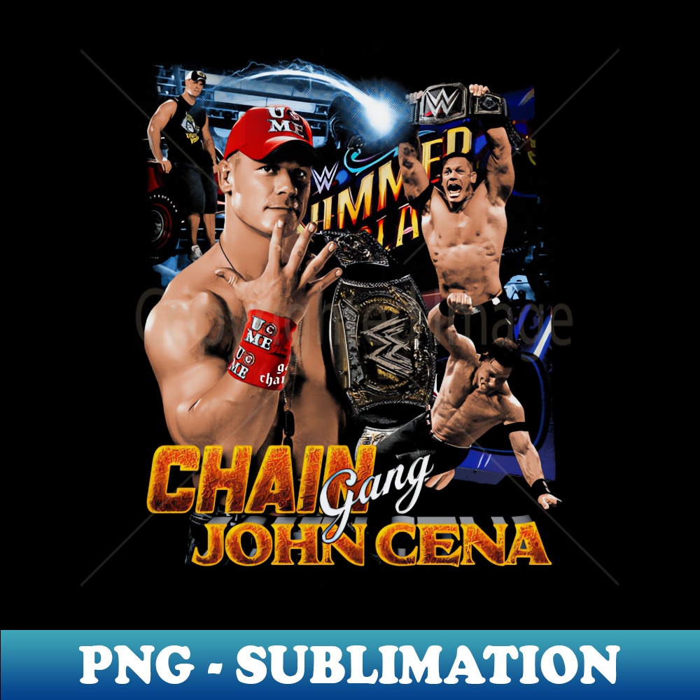 John Cena Chain Gang - Digital Sublimation Download File | Inspire Uplift