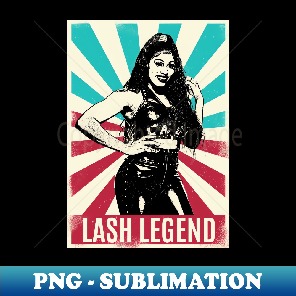 Vintage Retro Lash Legend - PNG Sublimation Digital Download | Inspire Uplift