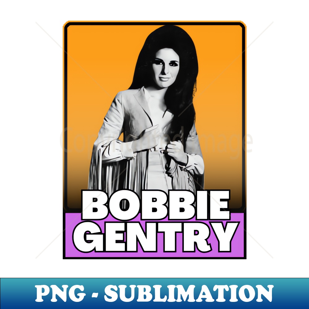 Bobbie gentry (80s retro) - Signature Sublimation PNG File | Inspire Uplift