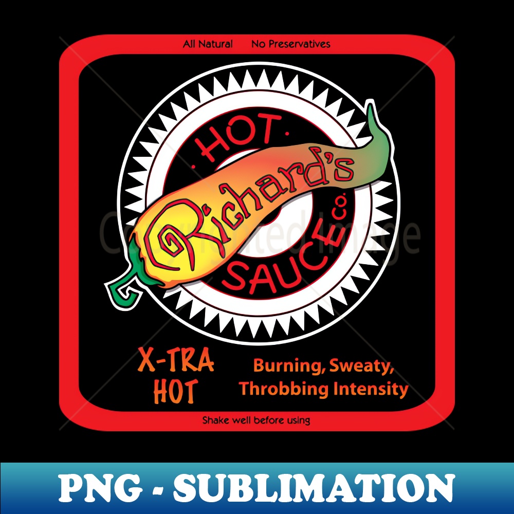 Richard's Hot Sauce Co. X-tra Hot (Square) - High-Resolution | Inspire ...