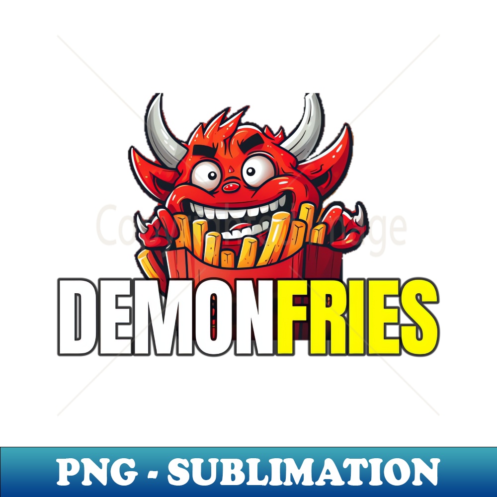DEMON FRIES - PNG Transparent Digital Download File for Subl | Inspire ...