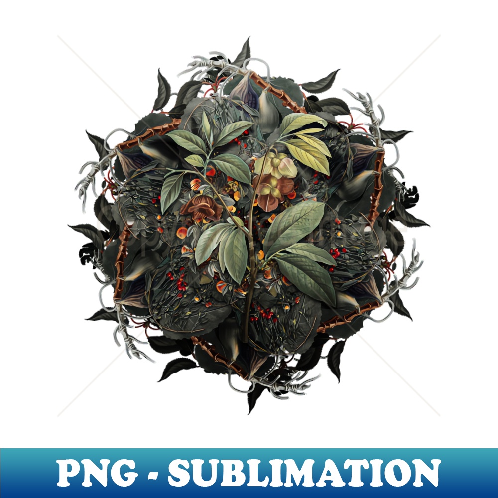 Vintage Papaw Tree Branch Fruit Wreath - High-Resolution PNG | Inspire ...