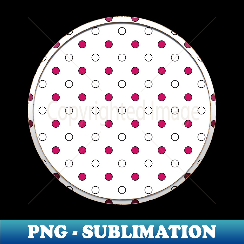 Geometric Inverted Polka Dot Circle Pattern in Red n.353 - D | Inspire ...