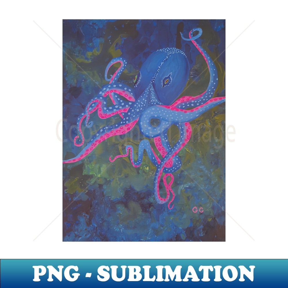 Octopus design - from my original acrylic painting sea creat | Inspire ...