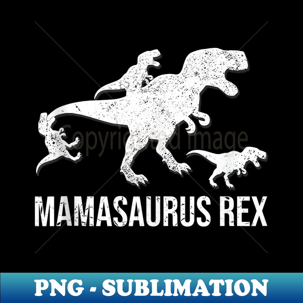 mamasaurus rex 3 kids mama dinosaur - Retro PNG Sublimation | Inspire ...