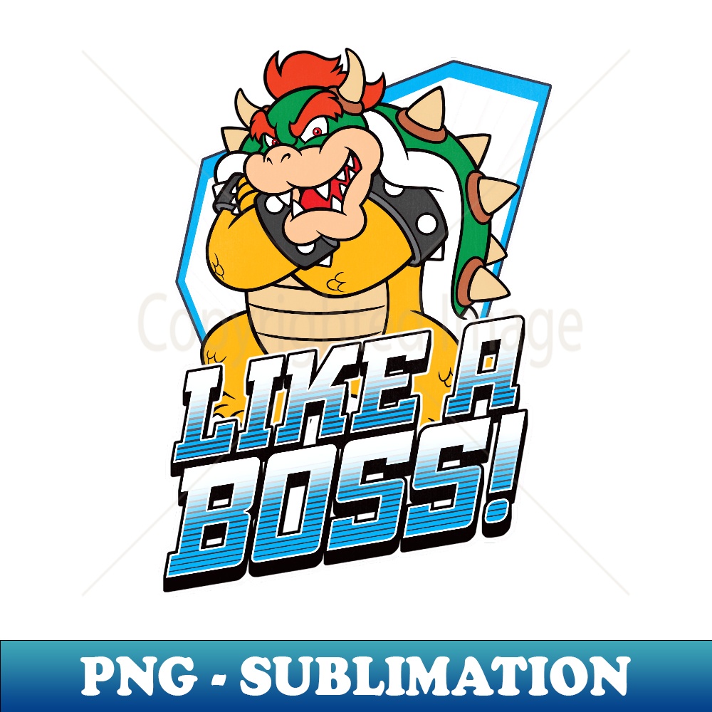 Nintendo Super Mario Bowser Like A Boss Bold - Retro PNG Sub | Inspire ...
