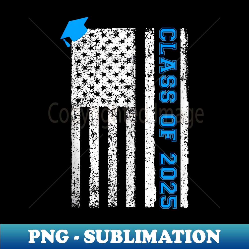 Senior 2025 American Flag USA Graduation Class of 2025 - Art | Inspire ...