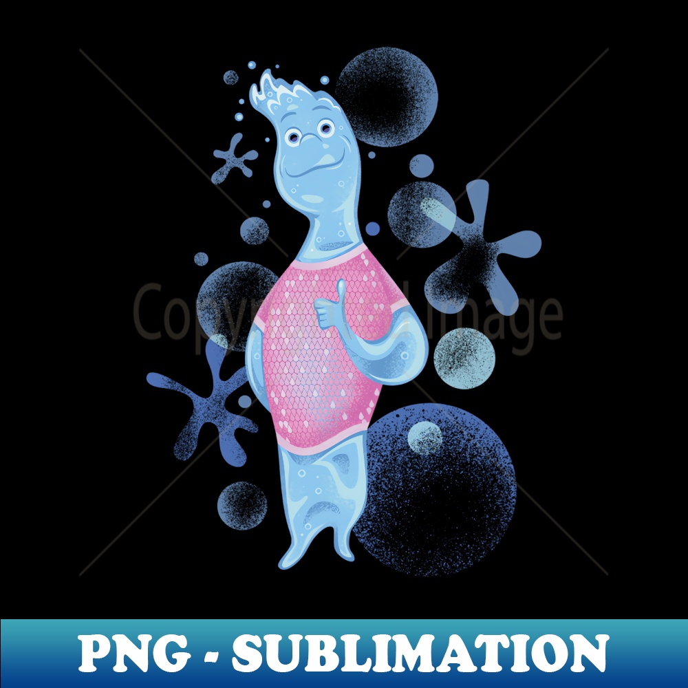 Disney Pixar Elemental Water Patterns Wade Portrait - Artist | Inspire ...