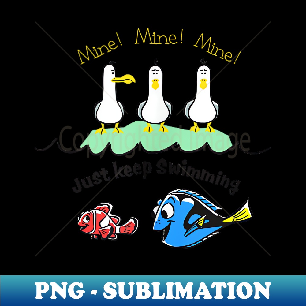 Disney Pixar Finding Nemo Dory Seagulls Just Keep Swimming - | Inspire ...