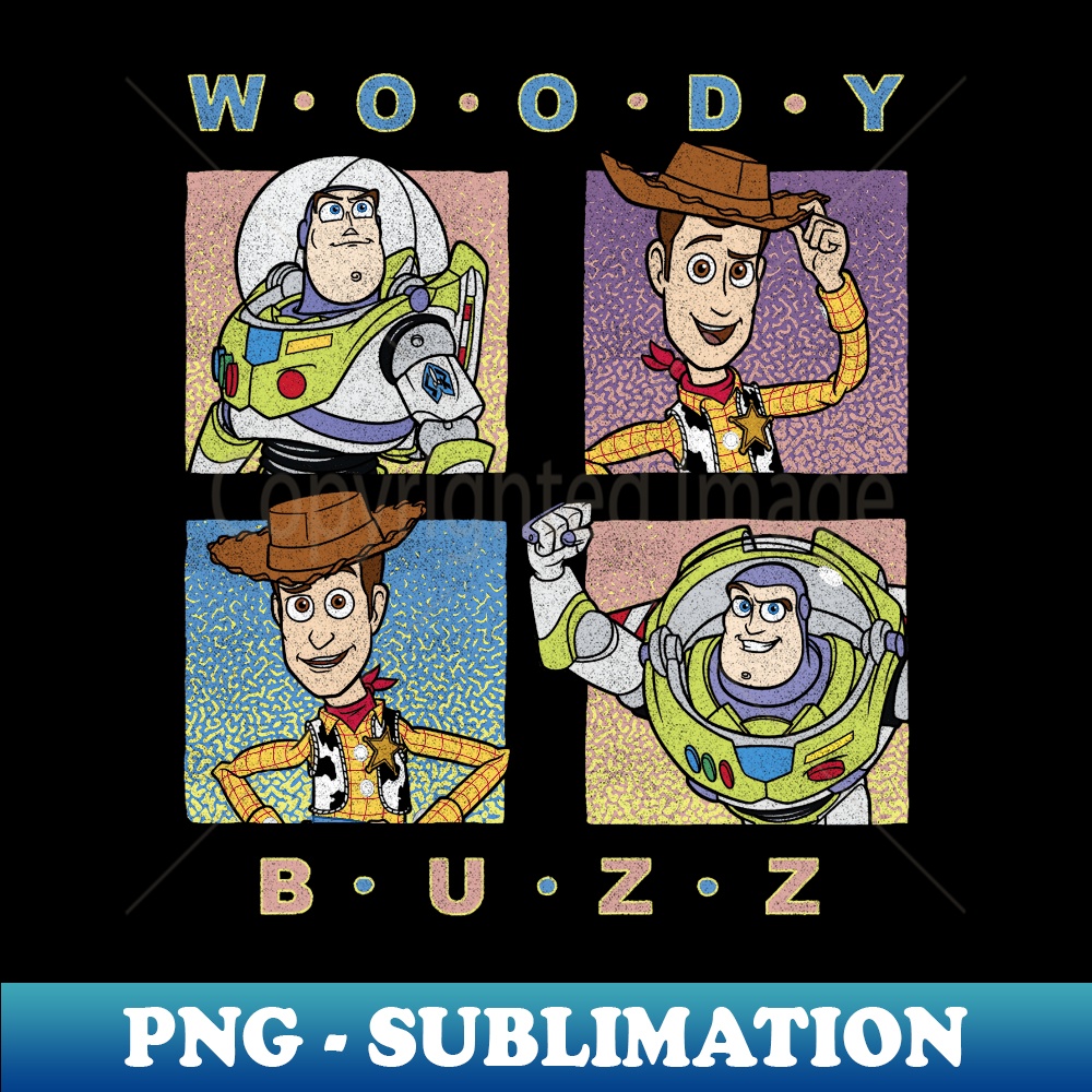 Disney Pixar Toy Story Woody and Buzz Panel Grid - Instant P | Inspire ...
