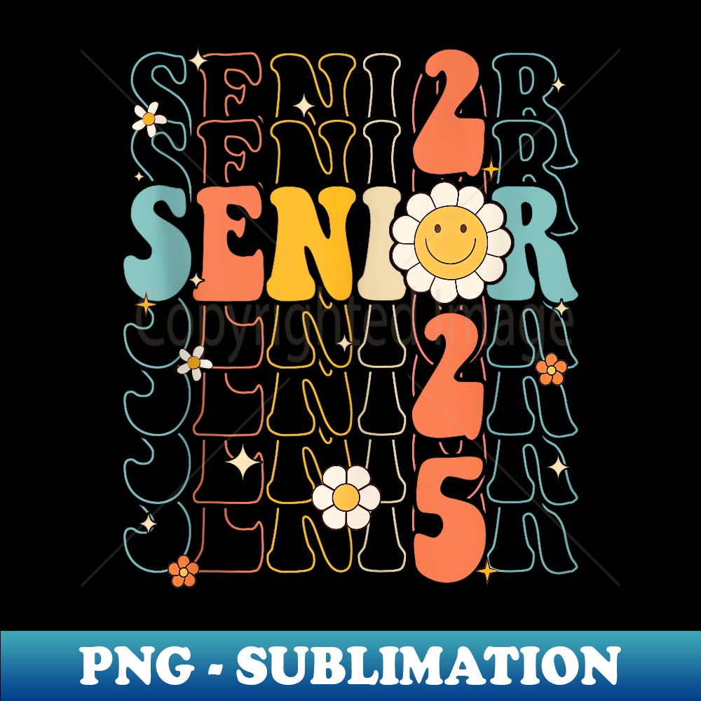 Senior 2025 Retro Groovy Class Of 2025 Graduation Senior 25 | Inspire ...