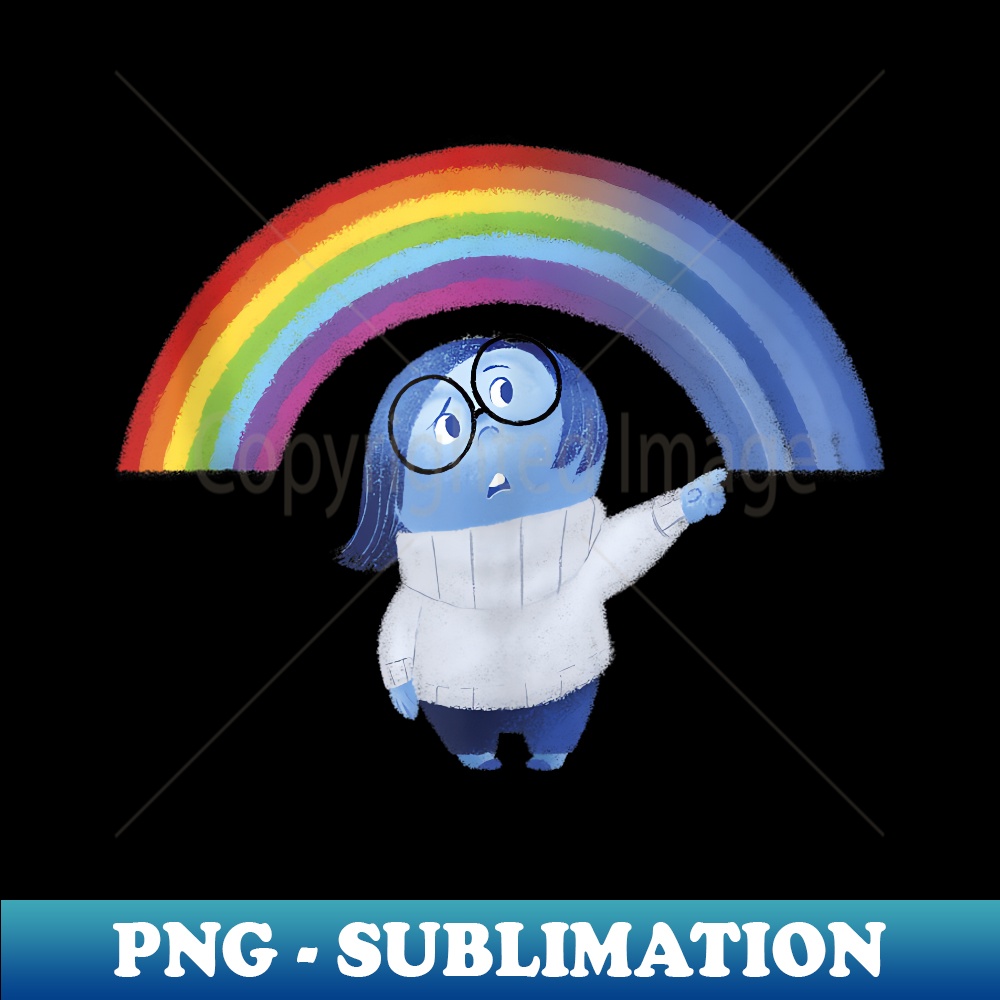 Disney Inside Out Sadness Rainbow - Decorative Sublimation P | Inspire ...