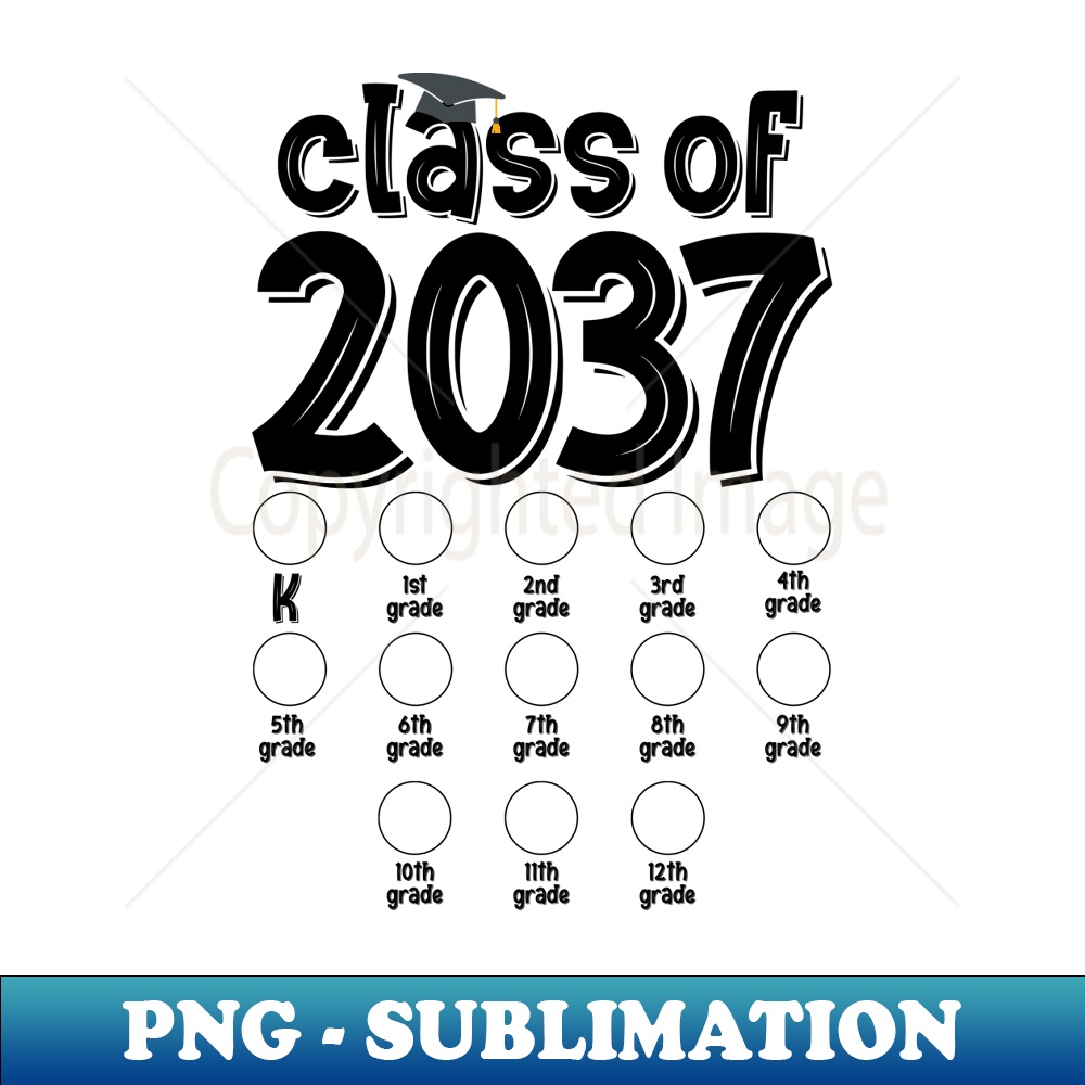 Class of 2037 Grow With Me With Checkmarks graduation - Inst | Inspire ...