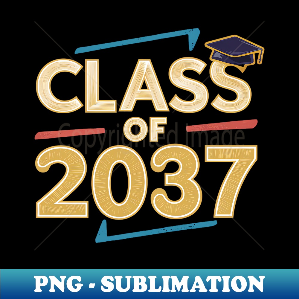 cool class of 2037 student outfit - Unique Sublimation PNG D | Inspire ...