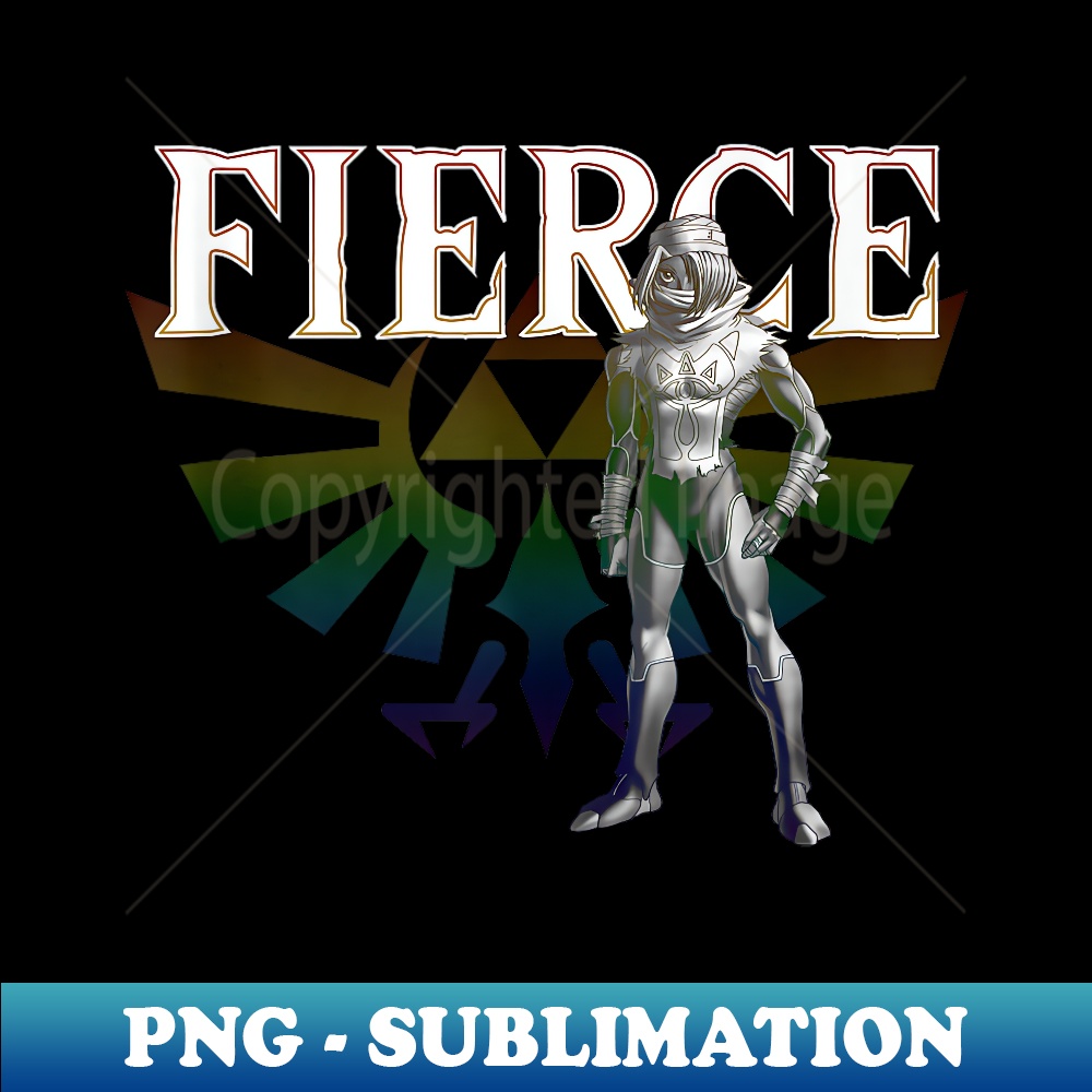 The Legend of Zelda Shiek Fierce Rainbow Hyrule Triforce - H | Inspire ...