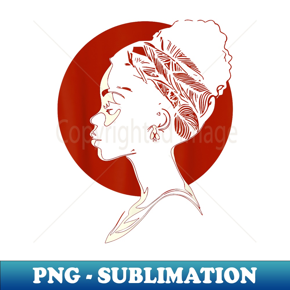 African American Woman - Instant Sublimation Digital Downloa | Inspire Uplift