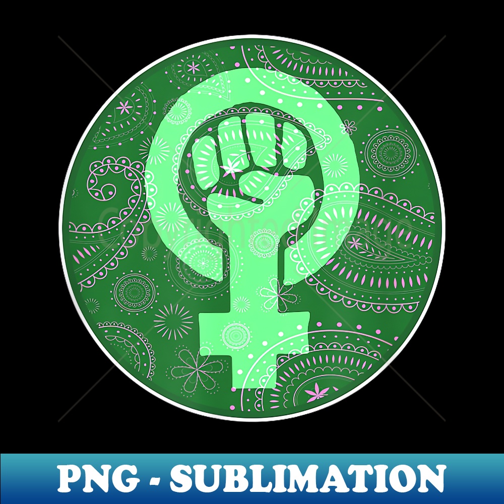Abortion Rights Feminist Fist Green Bandana Pro Choice - Sub | Inspire ...
