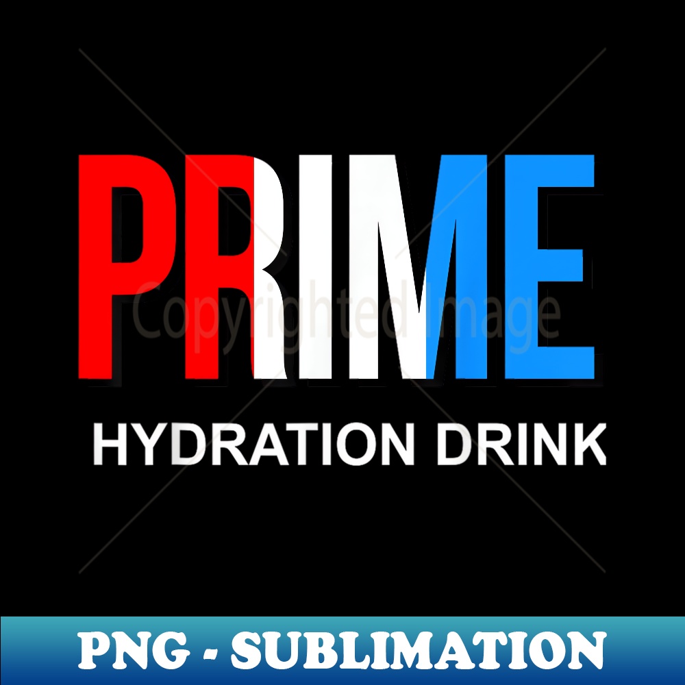 Prime Hydration Drink - PNG Transparent Sublimation Design | Inspire Uplift