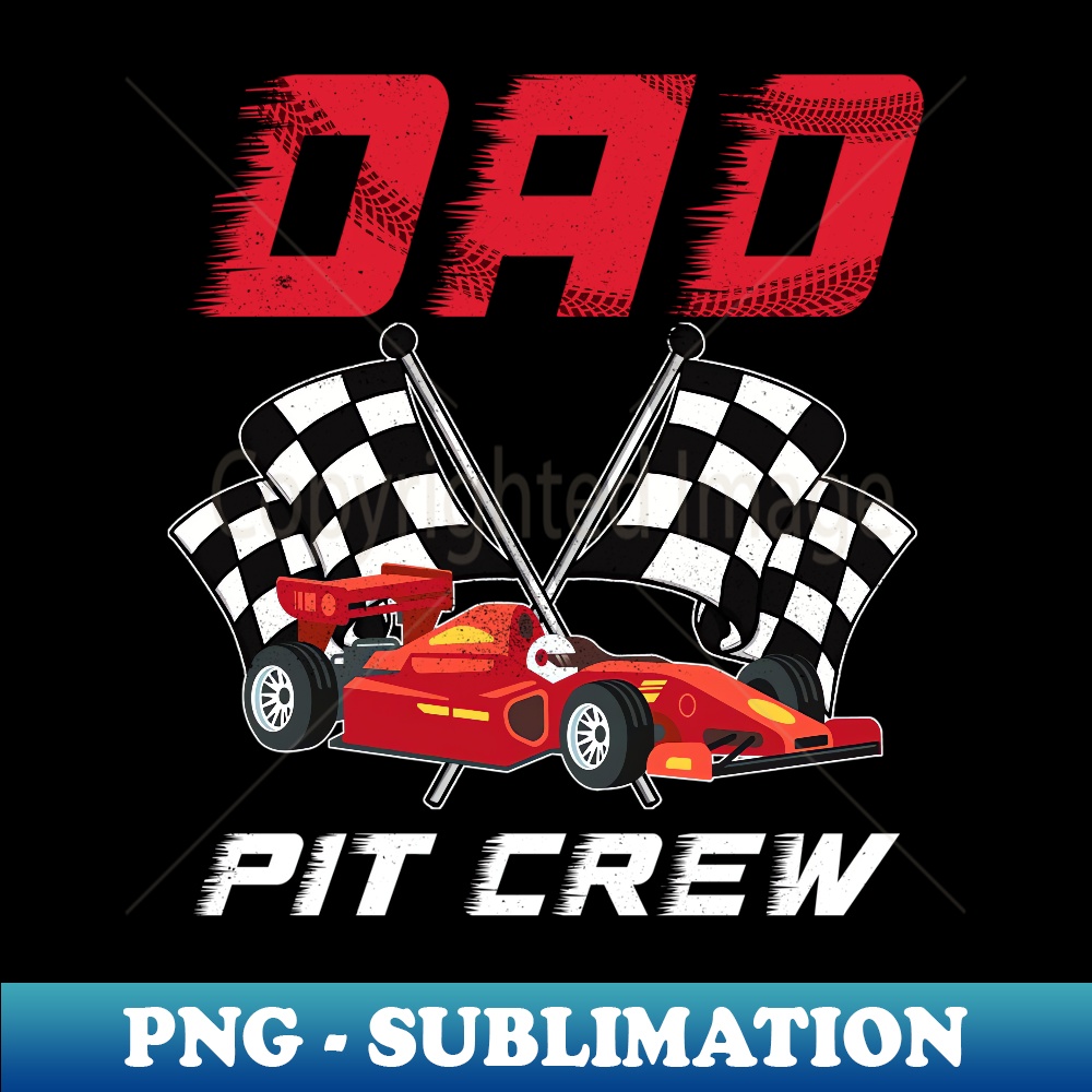 Race Car Birthday Party Racing Family Dad Pit Crew - Premium | Inspire ...