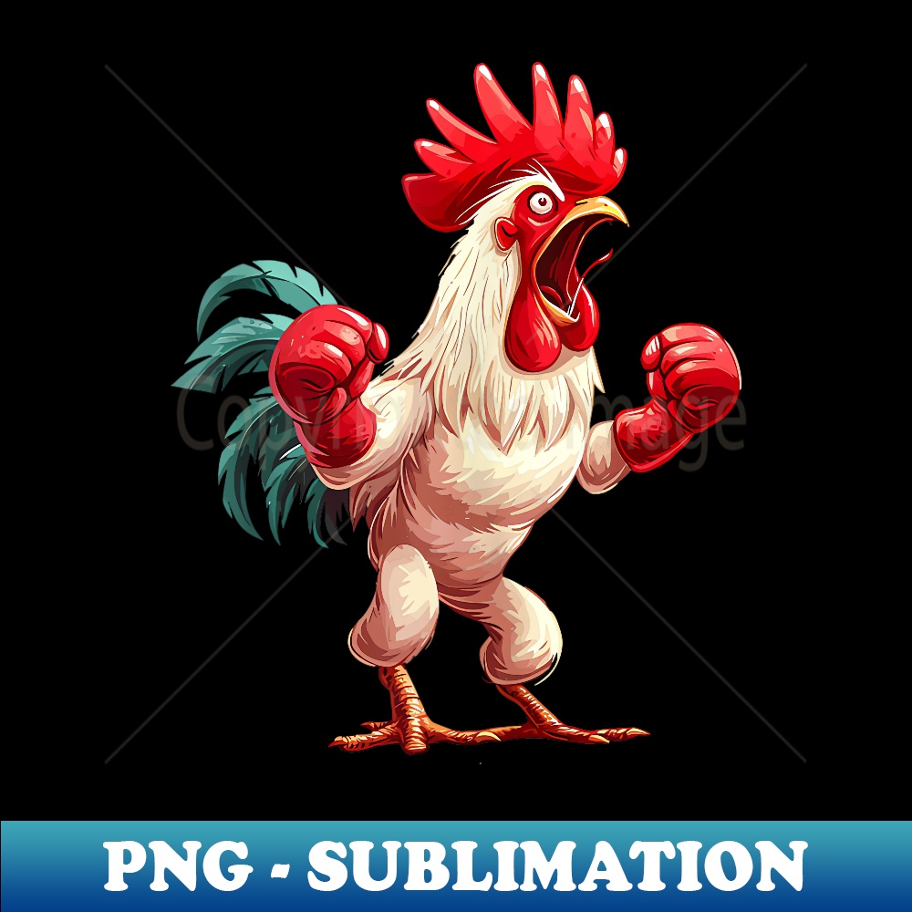 Funny Boxing Chicken With Red Gloves Adults - PNG Transparen | Inspire ...
