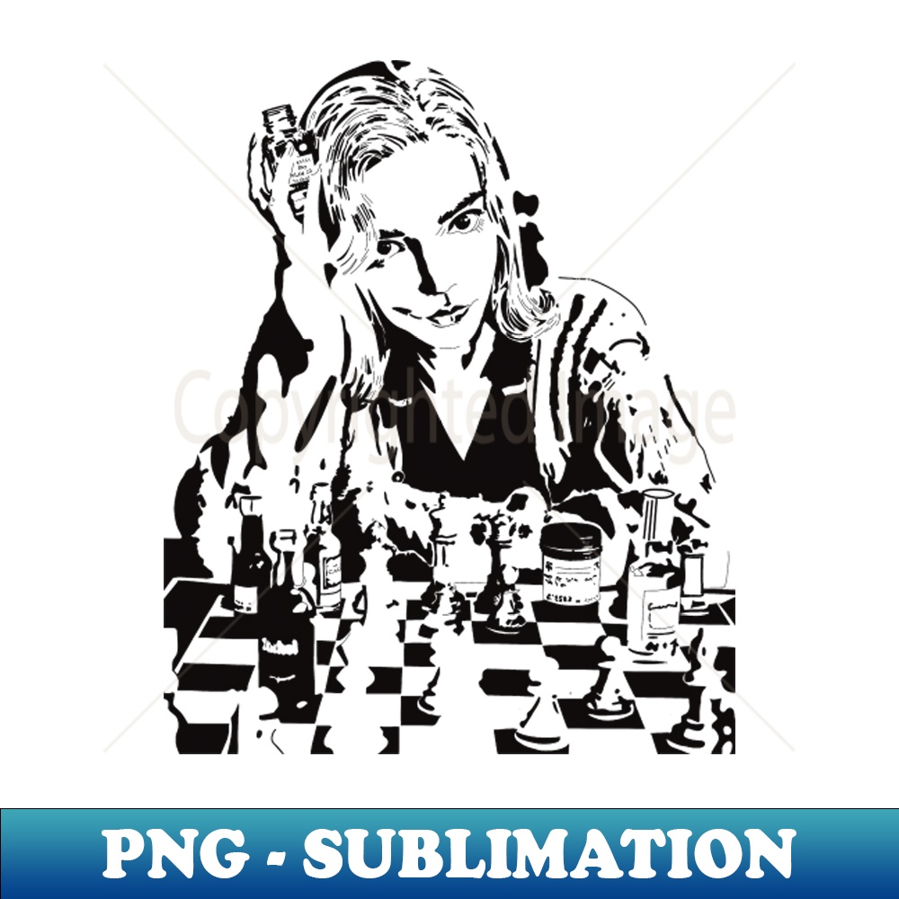 Beth Harmon Queens Gambit - Professional Sublimation Digital | Inspire ...