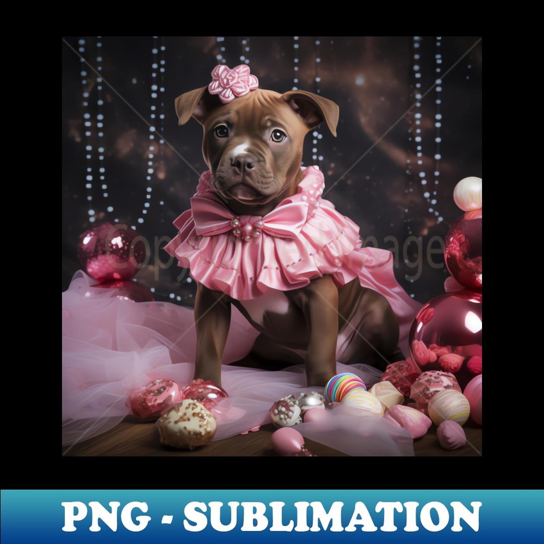 Sweet Staffy - PNG Transparent Sublimation Design | Inspire Uplift