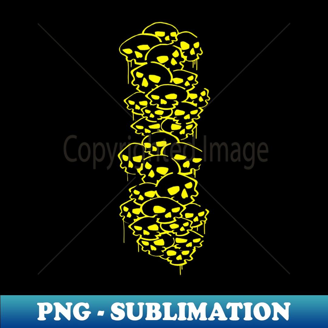 Column Of Skulls - Trendy Sublimation Digital Download | Inspire Uplift