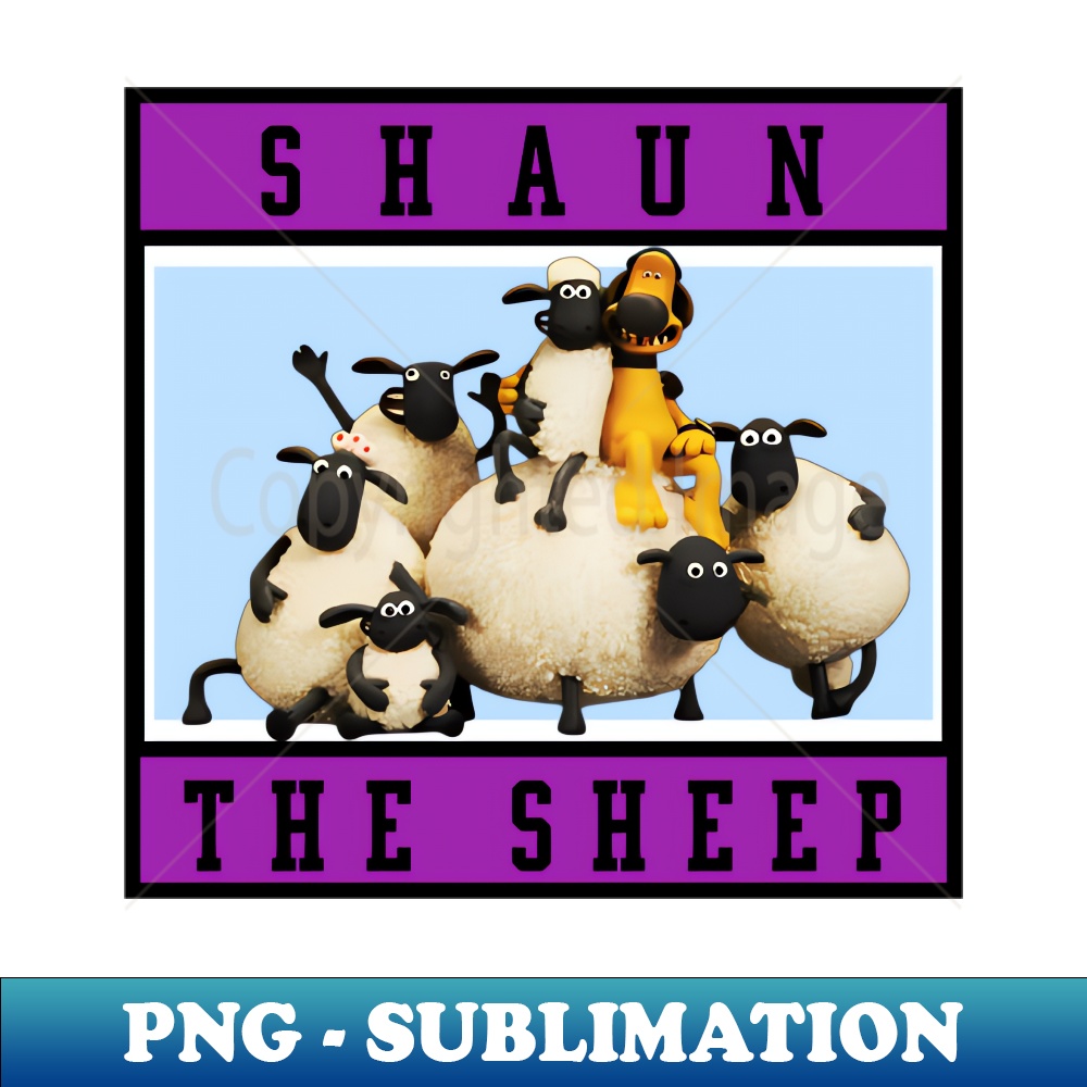 shaun the sheep - Signature Sublimation PNG File | Inspire Uplift