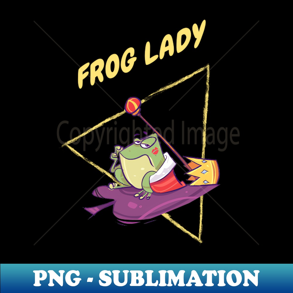 Crazy Frog Lady - Special Edition Sublimation PNG File | Inspire Uplift