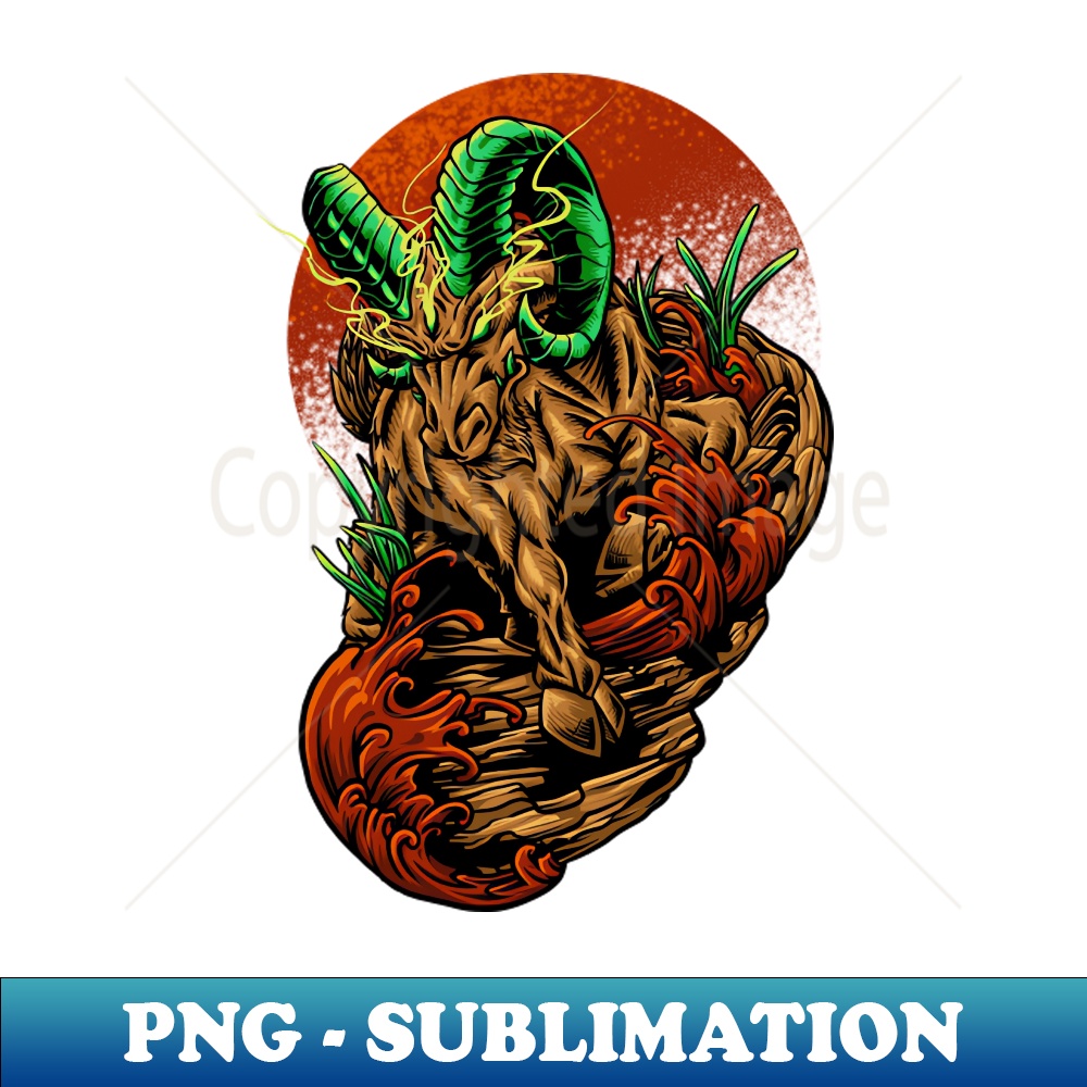 GOAT IN THE BLOOD - Premium PNG Sublimation File | Inspire Uplift