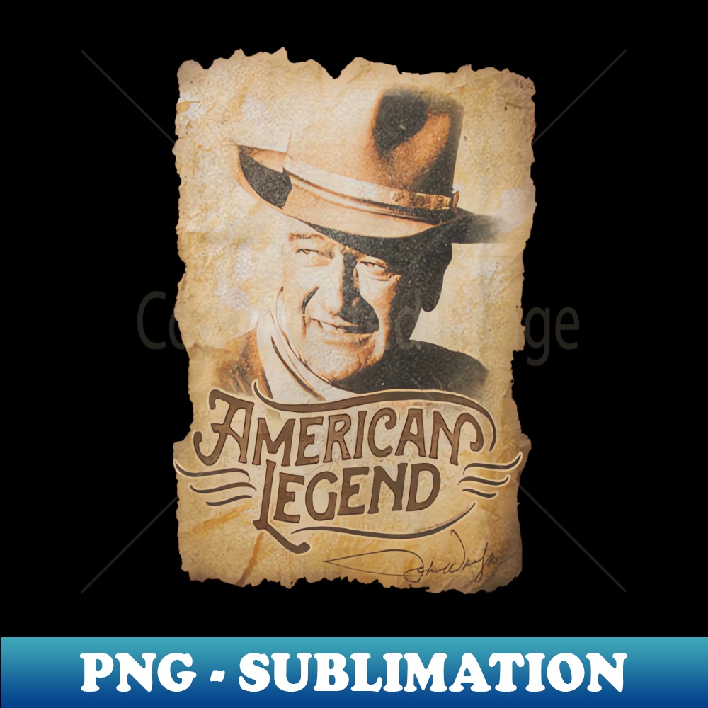John Vintage Wayne Legend - Artistic Sublimation Digital Fil | Inspire Uplift