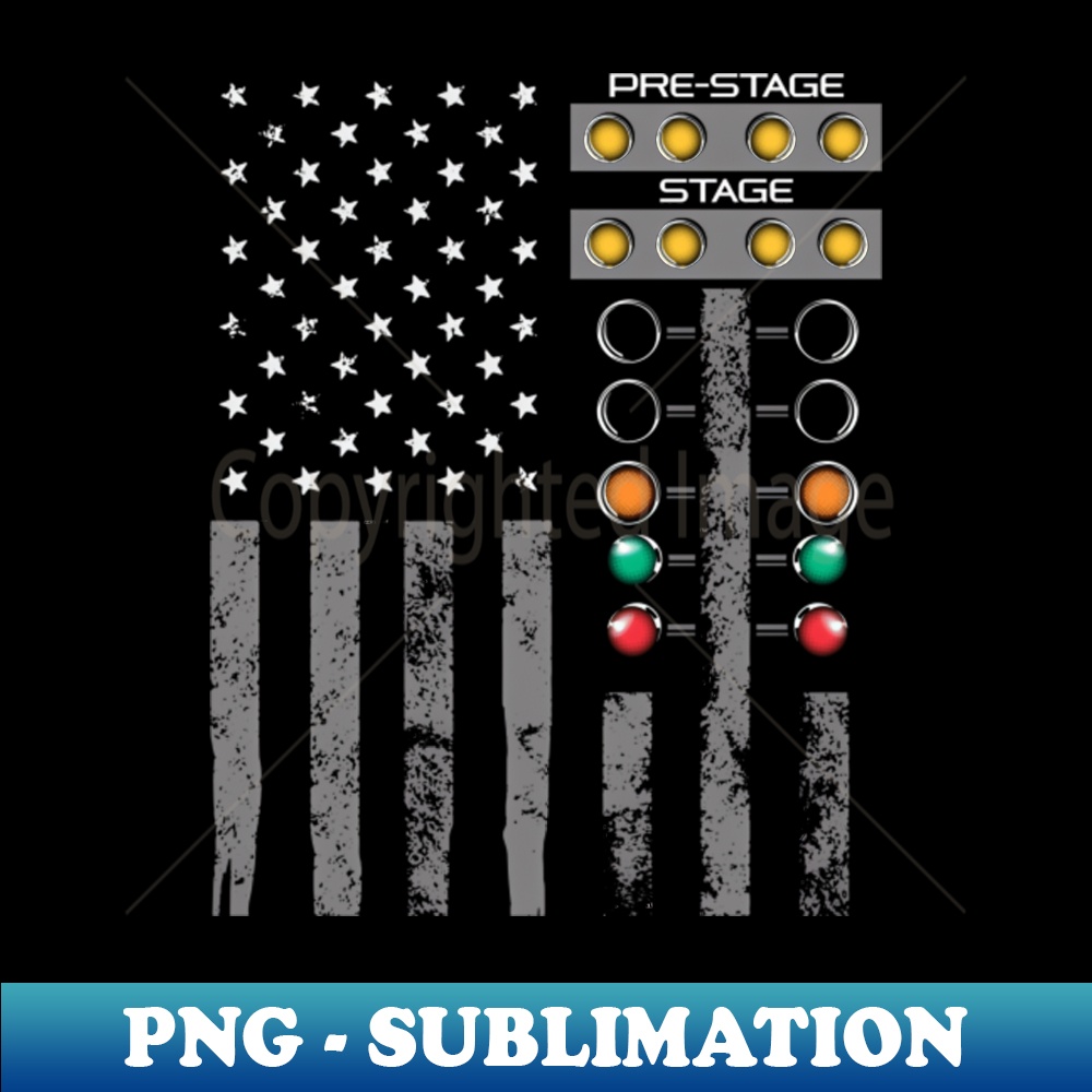 American Flag Drag Racing Strip Tree Light For Dragster - Hi | Inspire ...