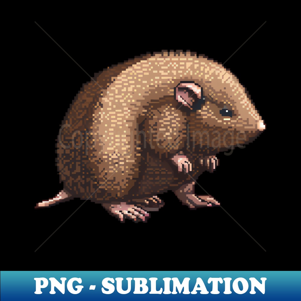 Mole in Pixel Form - Retro PNG Sublimation Digital Download | Inspire ...