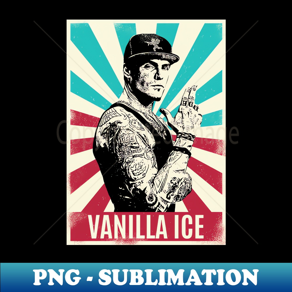 Vintage Retro Vanilla Ice 1 - Creative Sublimation PNG Downl | Inspire Uplift