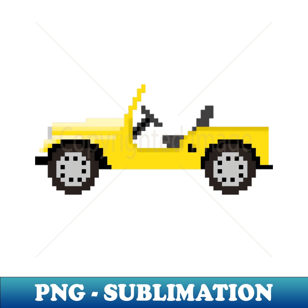 Jeep Pixelart - Sublimation-Ready PNG File | Inspire Uplift