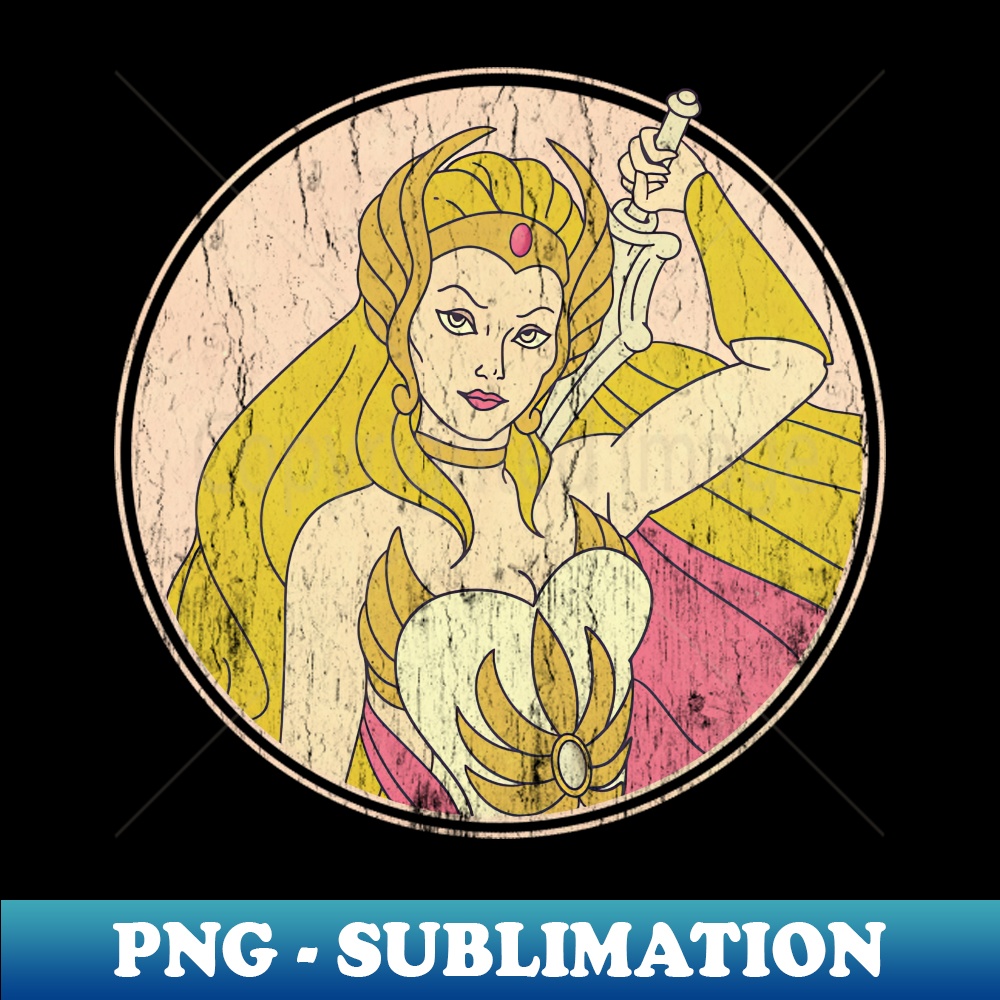 Retro 80s Princess - Artistic Sublimation Digital File | Inspire Uplift