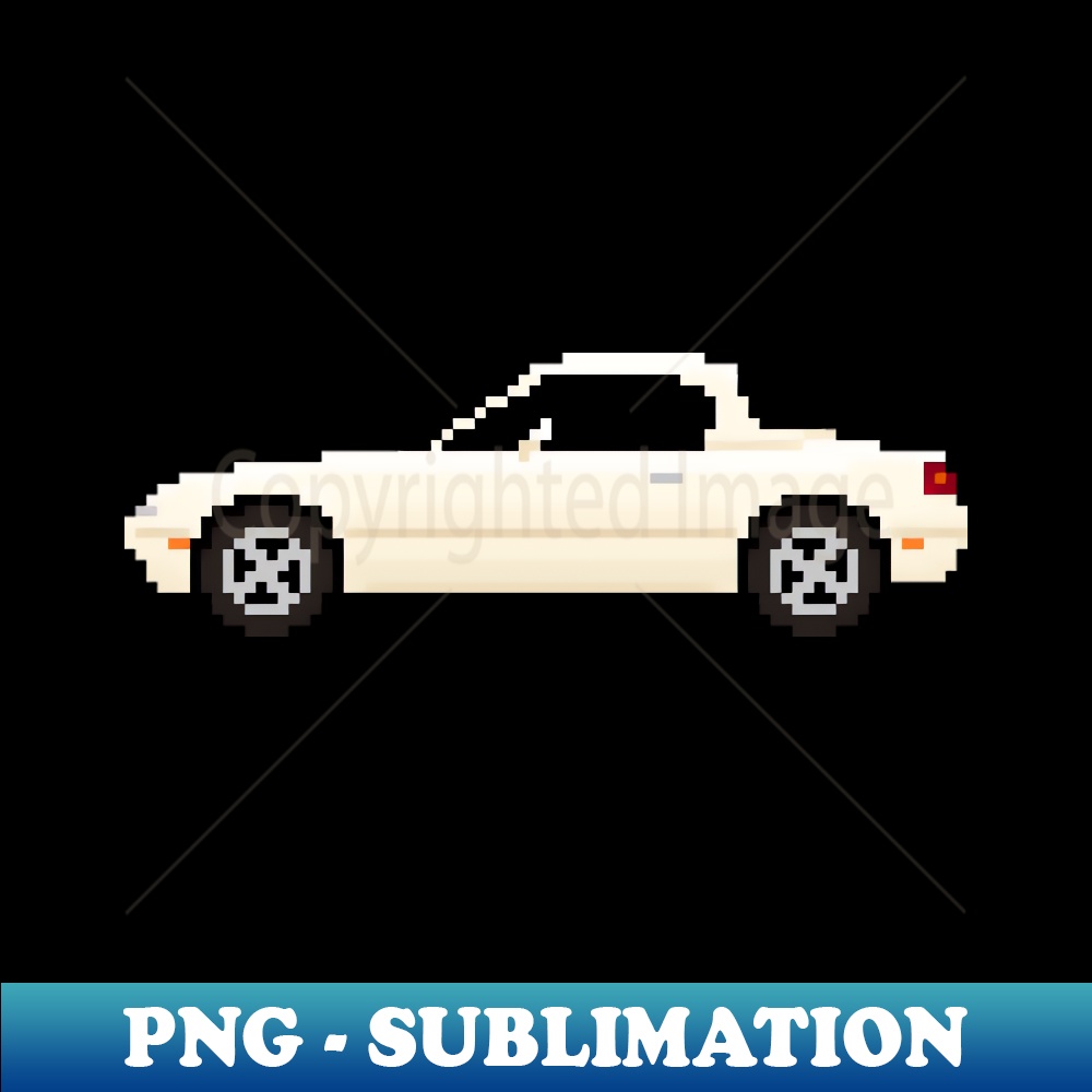 Mazda Miata NA Pixelart - Decorative Sublimation PNG File | Inspire Uplift