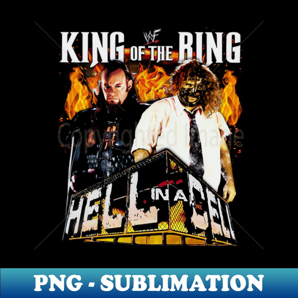 Mankind Vs. Undertaker King Of The Ring - Vintage Sublimatio | Inspire ...