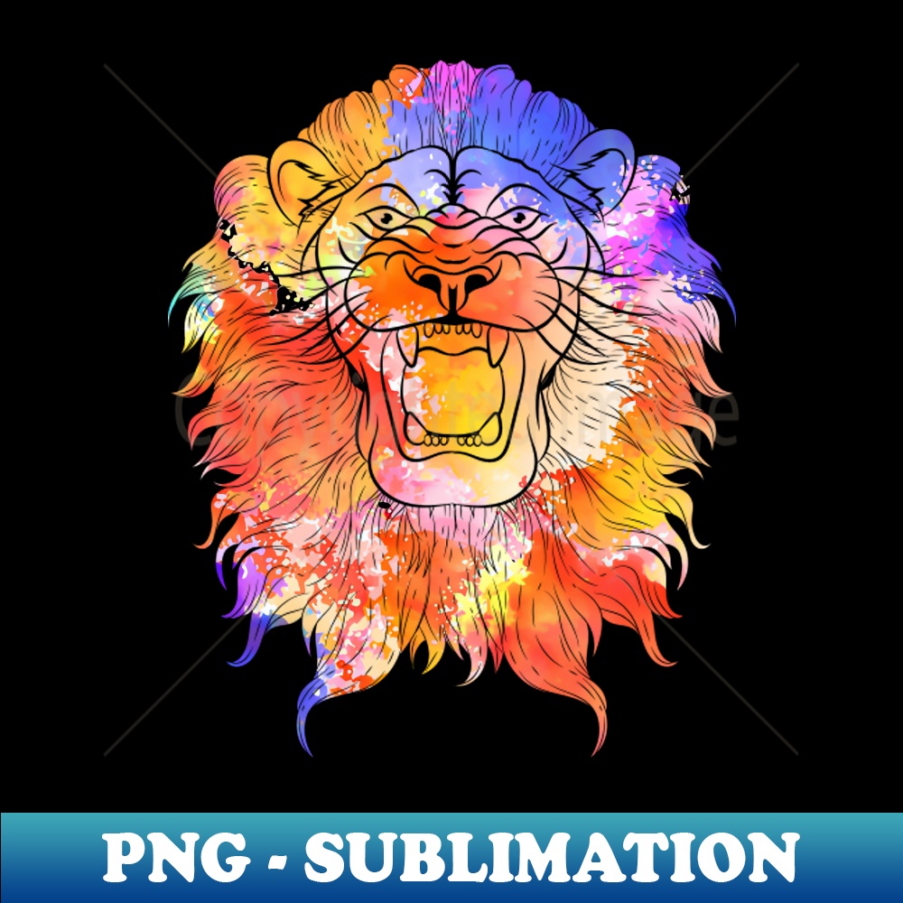 Savannah Lions Roaring Lion - PNG Sublimation Digital Downlo | Inspire Uplift