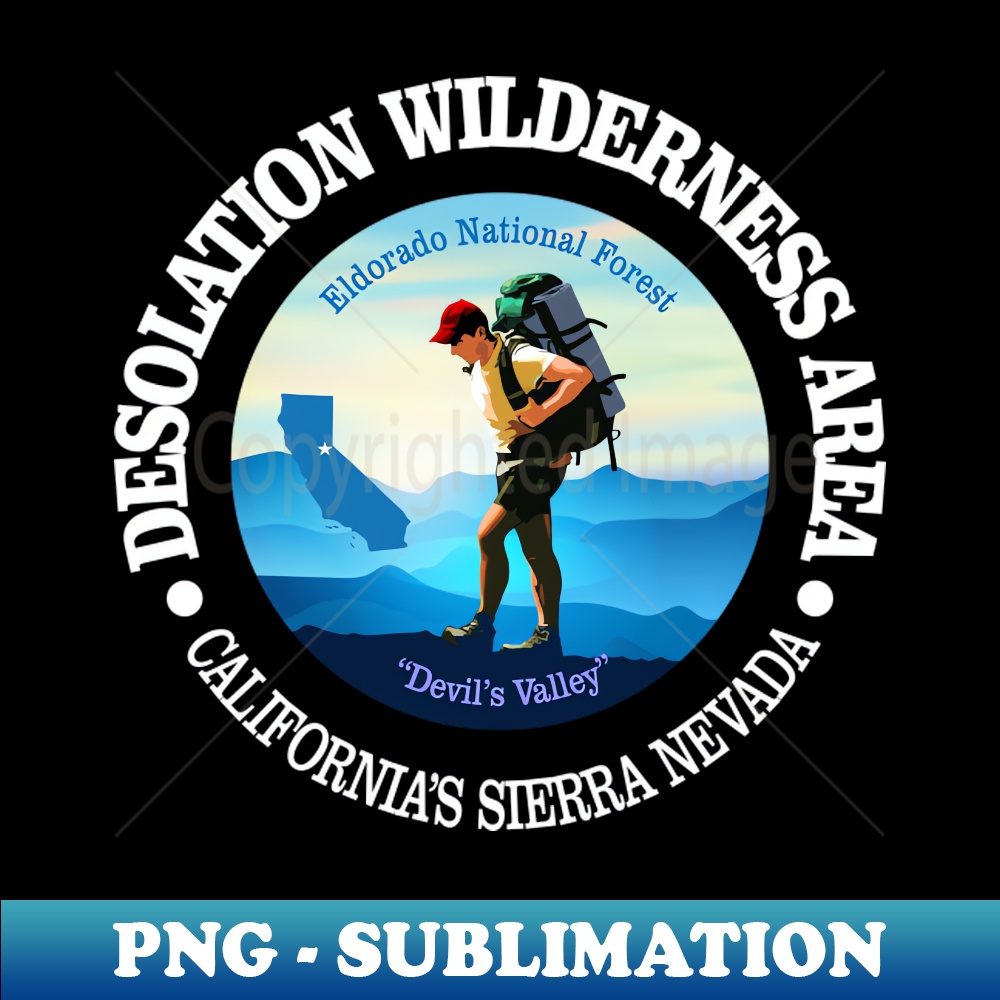 Desolation Wilderness (c) - Sublimation-Ready PNG File | Inspire Uplift