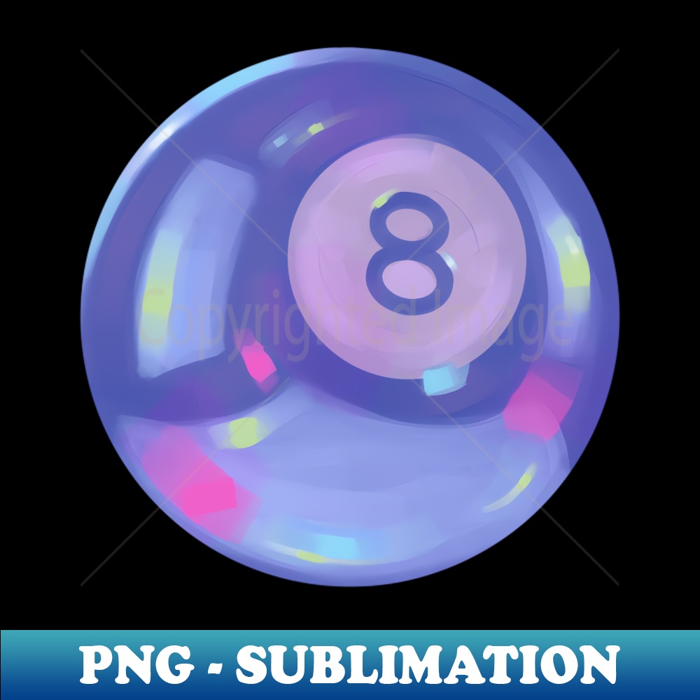 8 ball design - PNG Transparent Sublimation File | Inspire Uplift