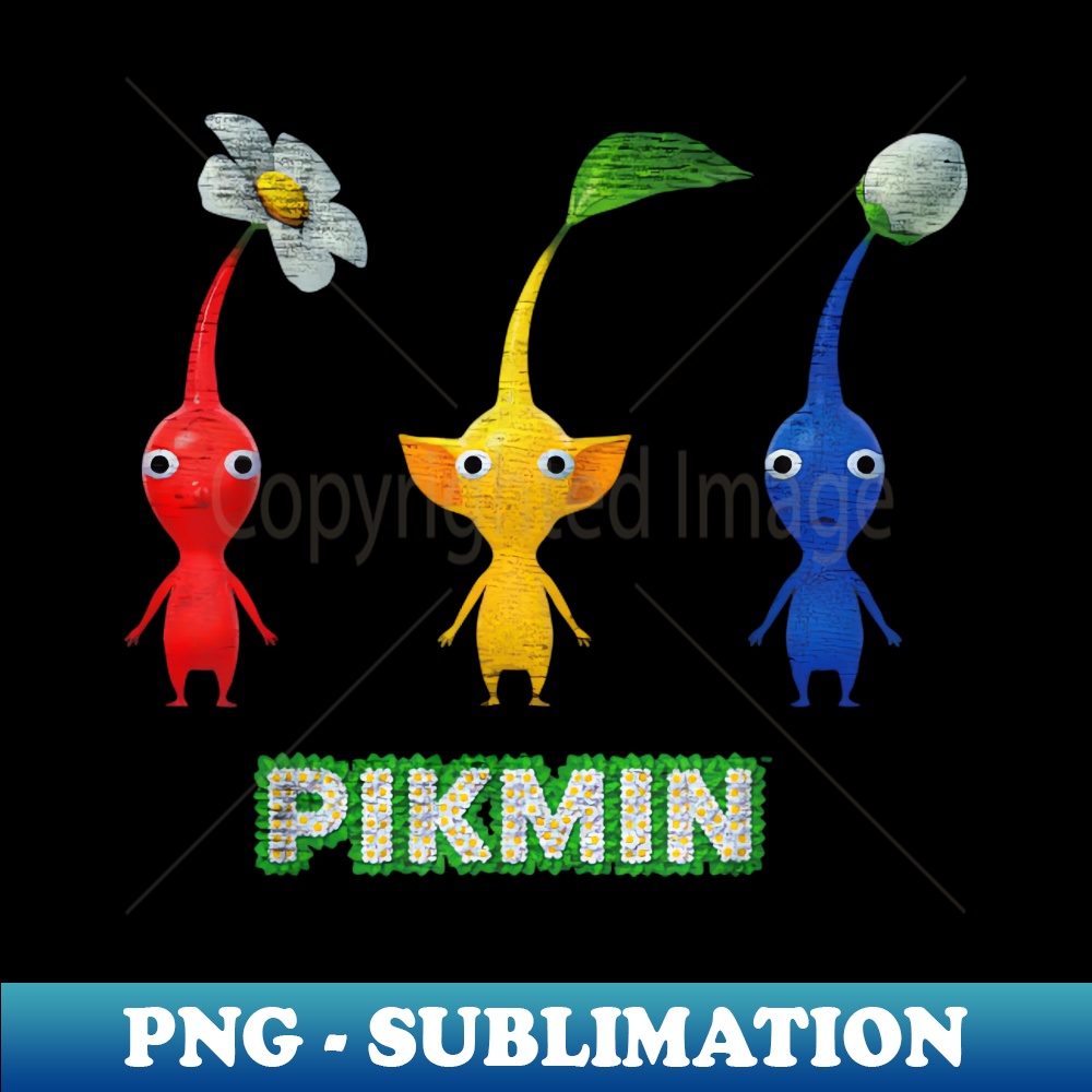 Trio Simple Pikmin - Trendy Sublimation Digital Download | Inspire Uplift