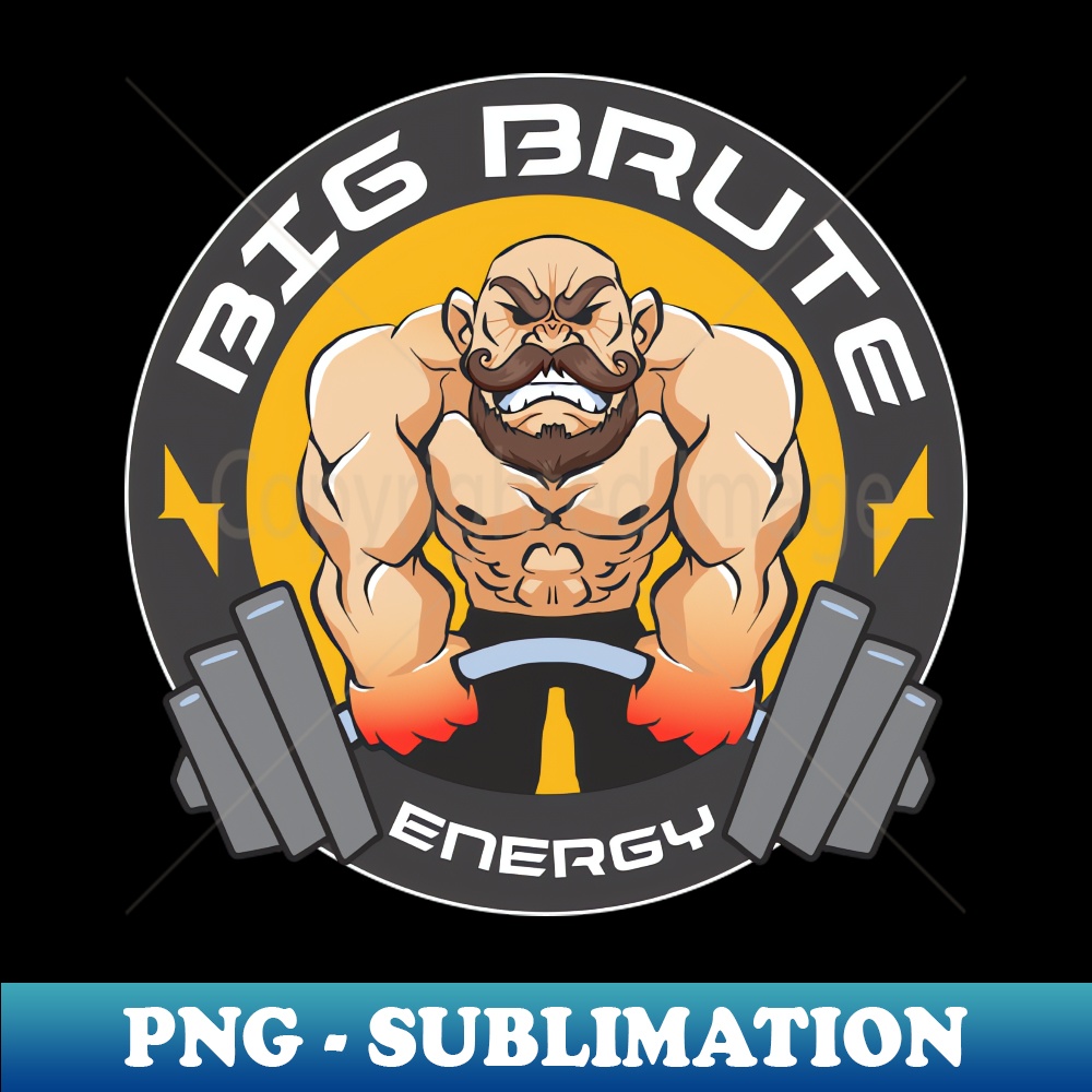 Big Brute Energy American Muscle Gym Bodybuilder Weightlifte | Inspire ...